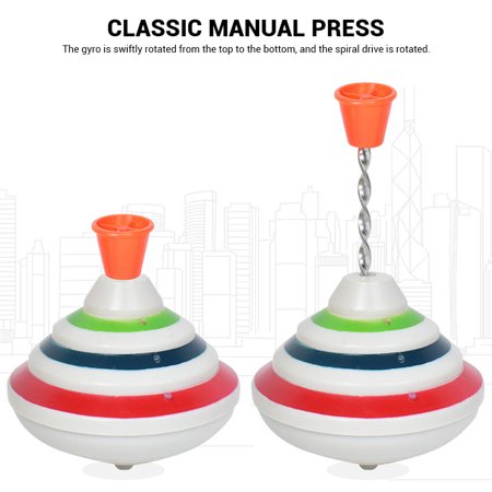 Top Toy Top Hand Toy Push Down Top Toy Push Down Top Toy With LED And ...