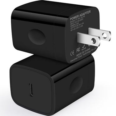 USB C Wall Charger Block,FiveBox 2Pack 20W PD Type C Chargers Charging ...