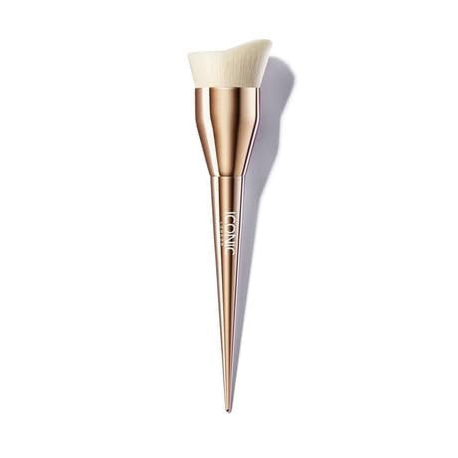 Brocha brillante ICONIC LONDON Curved Contour para maquillaje líquido ...