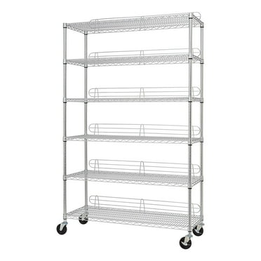 TRINITY BASICS EcoStorage 5 Tier Metal Shelf, Adjustable Wire Shelving ...
