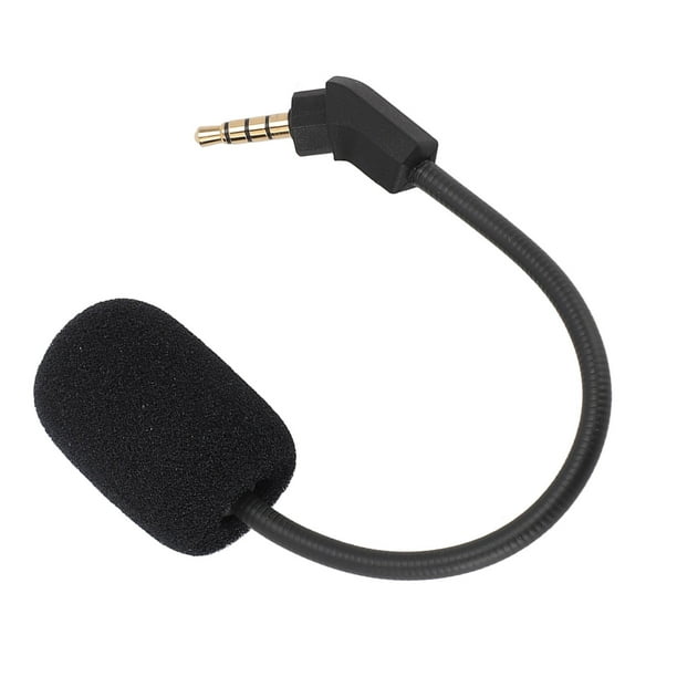 Replacement Headset Microphone, Plug And Play Foam Mic Cover Noise ...