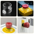 4 Pcs Button Protective Guard Emergency Stop Cover Transparent ...