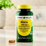 Spring Valley Maca Dietary Supplement Vegetarian Capsules for General ...
