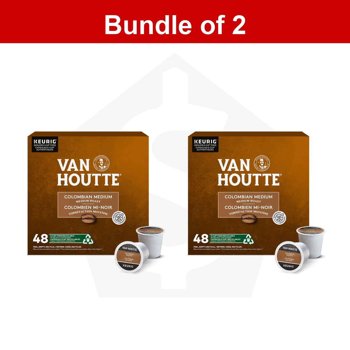 Click here for Bundle Of 2 - Van Houtte Colombian Medium Roast K-... prices