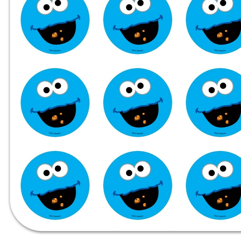 Printable Cookie Monster Face