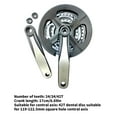 High Performances Round Tapers Crankset Narrow Wide Tooth Chainring ...