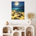 Diamond Art Painting Kit Night Sky Theme 30x15.7 in Canvas With Acrylic ...