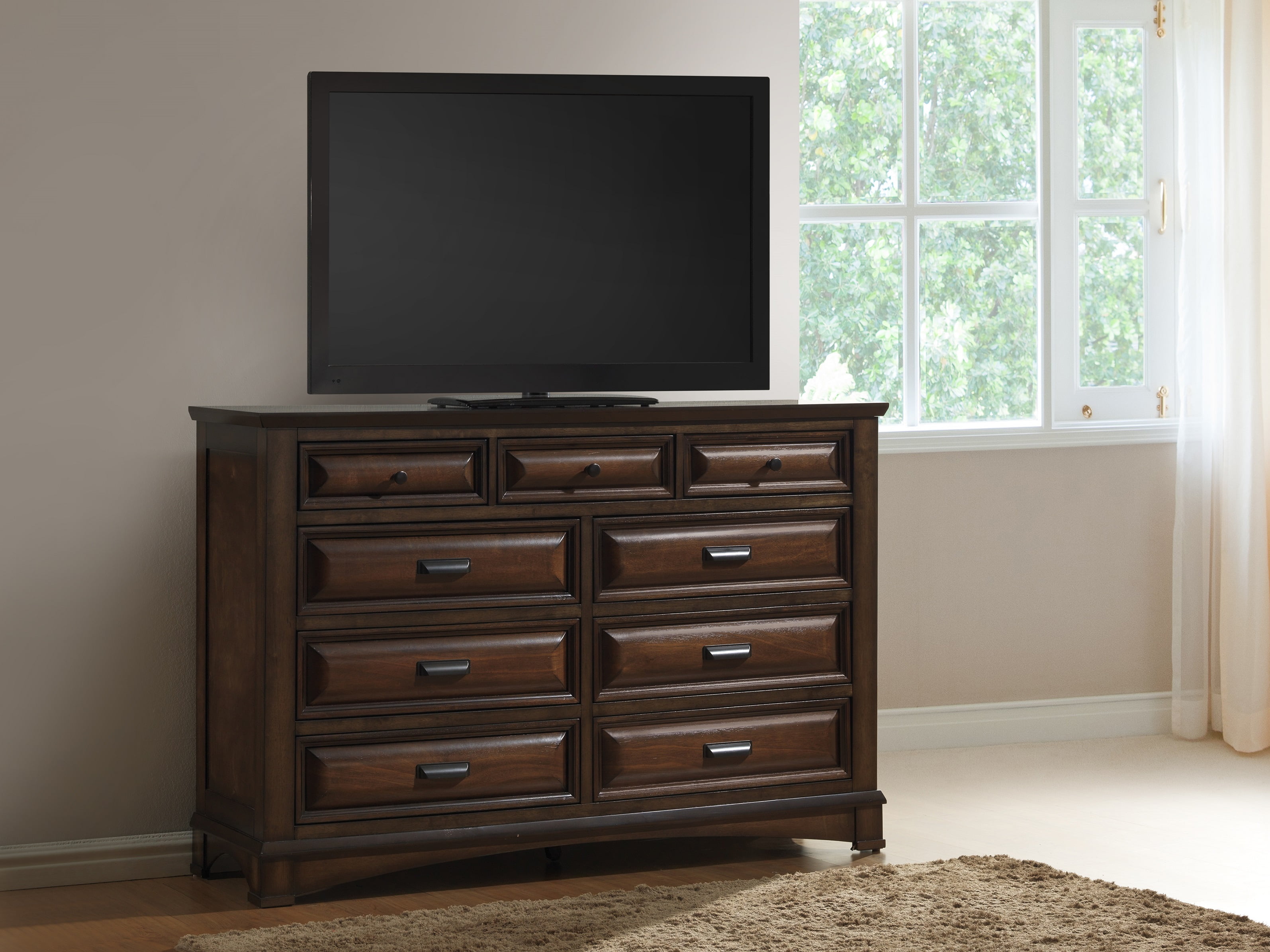 Roundhill Furniture Broval 9 Drawer Dresser - Walmart.com