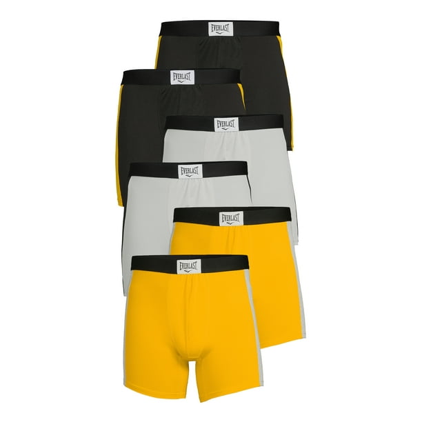 Everlast Men's Boxer Briefs, 6-Pack - Walmart.com