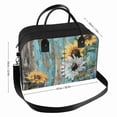18.5x12.9in Travel Handbag Double Zipper Opening And Closing Adjustable ...