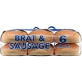 Lewis Bake Shop White Brat & Sausage Rolls, 14 oz, 6 Count - Walmart.com