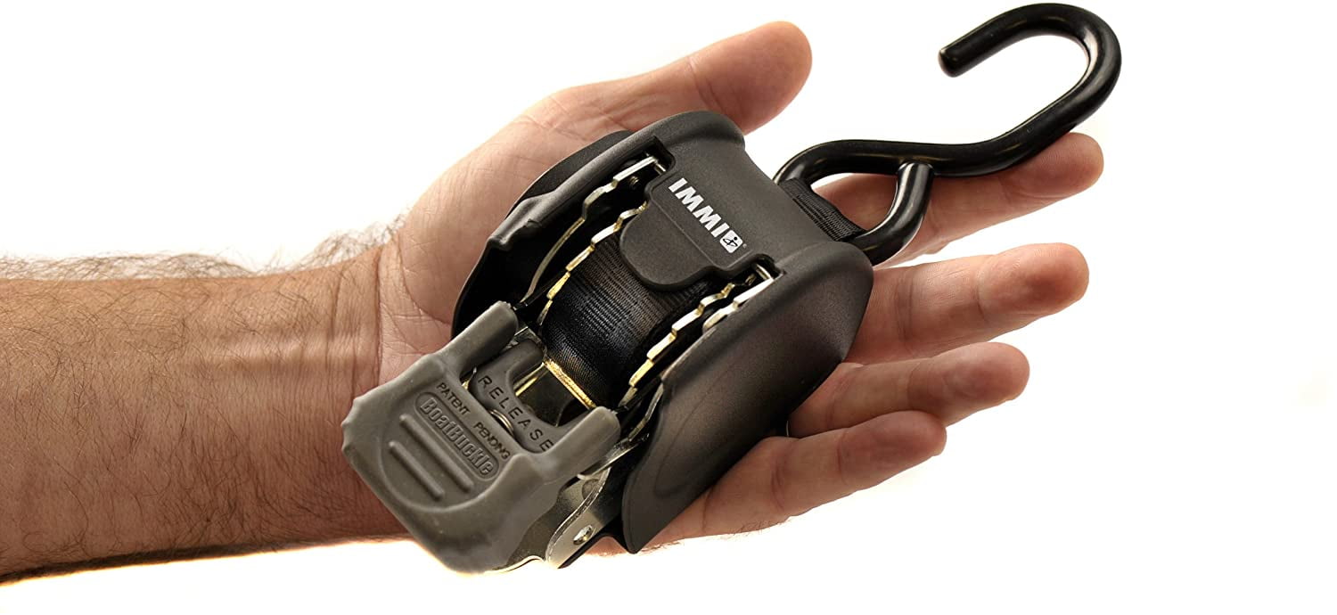 BOATBUCKLE 1" RETRACTABLE TRANSOM TIE - DOWN(Pack of 2) - Walmart.com
