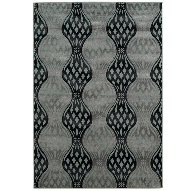 Milan Geometric Pattern Rug - Walmart.com
