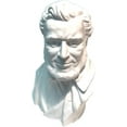 S28 Statue Brigham Young Bust White Cultured Marble 10" Mormon LDS CTR - Walmart.com