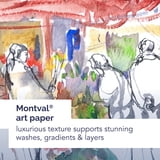 Canson Artist Series Montval Watercolor Block, 15in x 20in, 15 Sheets ...