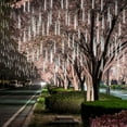 DONGPAI LED Meteor Shower Lights, 30 CM 8 Tube, Outdoor Fairy Lights ...