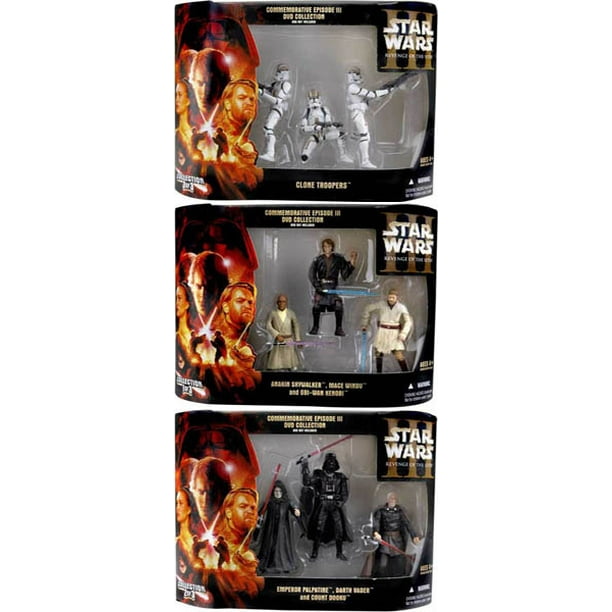 Star Wars Episode III 3-Figure Set: Clone Troopers - Walmart.com
