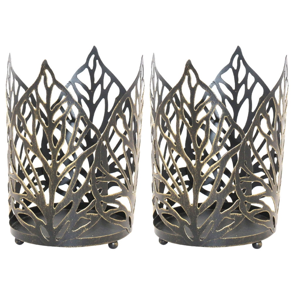 Click here for Homemaxs 2pcs Metal Hollow Candle Sticks Candle Ho... prices