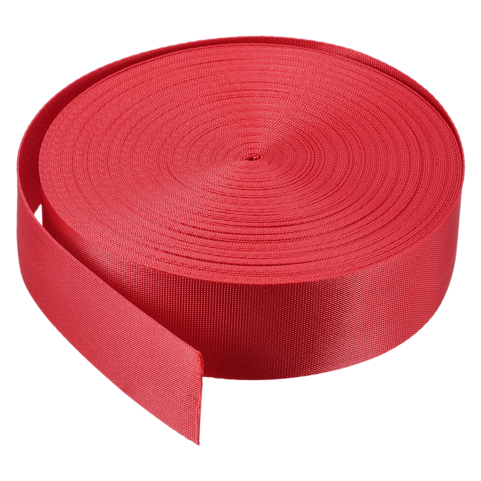 Flat Nylon Webbing Strap 1.5 Inch 25 Yards Red for Backpack, Luggage ...