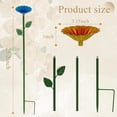 4 Pack Bee Watering Station, Bee Bath for Garden Metal Bee Water Feeder ...