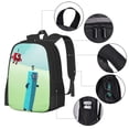 Backpack Cartoon Large Capacity Laptop Bag, Casual Travel Camping ...