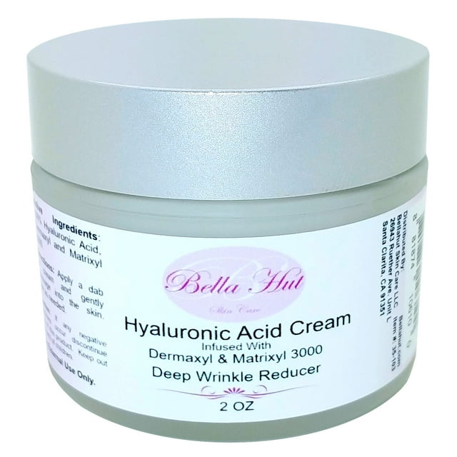 Bellahut Skin Care's Hyaluronic Acid Cream, 2 oz, with Dermaxyl and ...