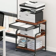 Safco Eastwinds Mobile Wood Computer Cart in Medium Cherry - Walmart.com