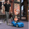 Step2 Baby Step Whisper Ride Buggy Handle, Blue Cruiser Push Car and ...