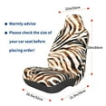 Balery Watercolor Zebra Pattern Car Seat Cover - Soft & Breathable ...