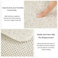 Corner Shower Mat, Non-Slip Shower Mats For Inside Shower, Loofah ...