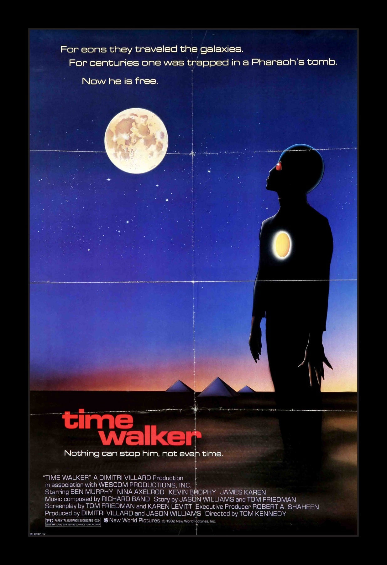 TIME WALKER - 11x17 Framed Movie Poster - Walmart.com
