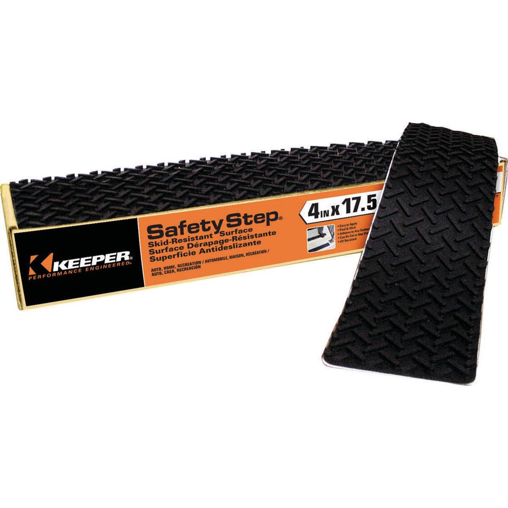 Keeper 05679 Heavy Duty Safety Step Tape, 17-1/2 in L x 4 in W, EPDM ...