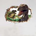 Broken Wall Dinosaur Wall Stickers, Forest Wild Animal Art Wall Decals ...