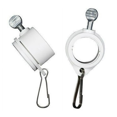 2 Pack Flag Pole Rings, Plastic Rotating Flagpole Flag Mounting Rings ...