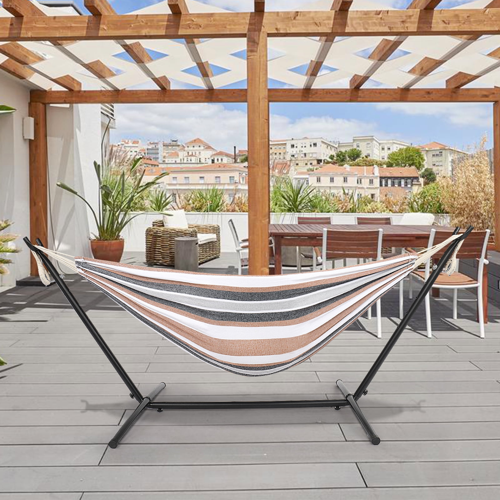 Portable Hammock Bed for Relaxing, Large Outdoor Hammock with ...