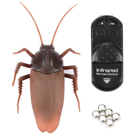 RC Cockroach Toy, Infrared Remote Control Fake Giant Cockroache Toy ...