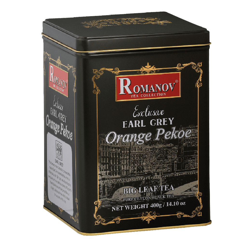 Romanov Tea | Exclusive | Earl Grey | Orange Pekoe | Big Leaf Tea ...