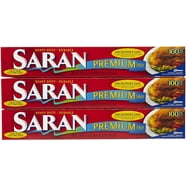 Saran Wrap Cling Plus Plastic Wrap 200 Square Foot, Microwave Safe ...