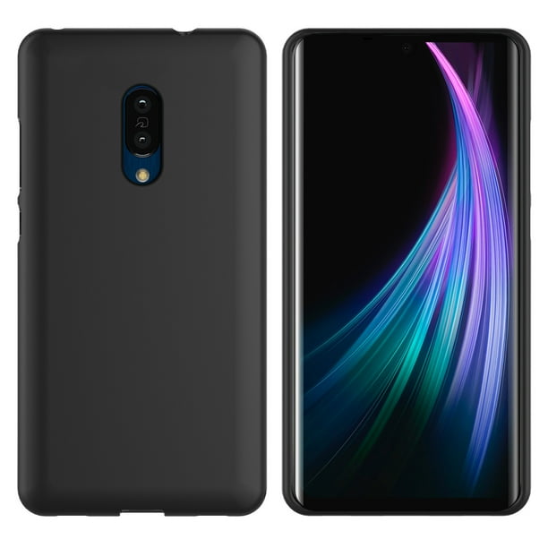 Roofei Case for Sharp Aquos Zero 2 Carbon Fiber Brushed Texture Soft ...