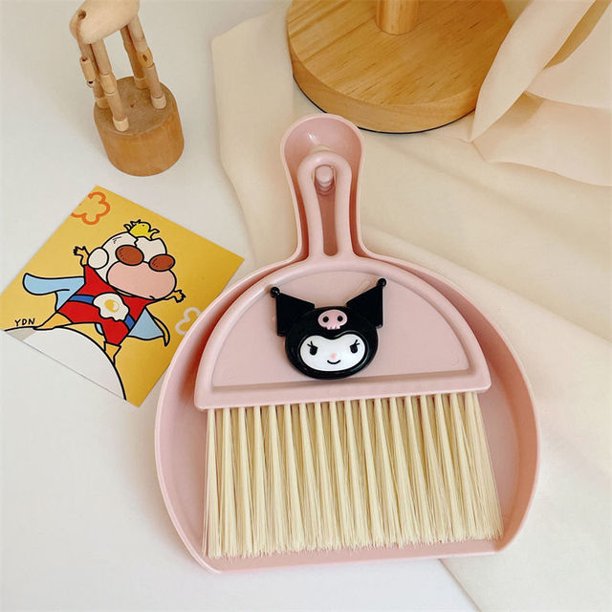 Kawaii Sanrio Kuromi Cinnamoroll My Melody Desktop Broom Set Dormitory ...