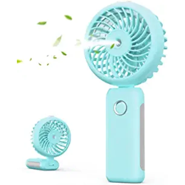 Portable Handheld Misting Fan, USB Rechargeable Personal Mister ...