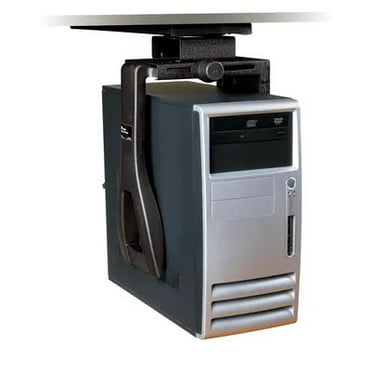 COMPUTER FLOOR STAND W/WHEELS BLACK ADJUSTABLE UP TO 50LBS - Walmart.com