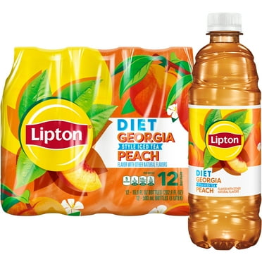 Lipton Diet Green Tea Citrus Iced Tea, Bottled Tea Drink, 16.9 fl oz ...