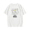 Baka Cat Cotton casual T-shirt - Walmart.com