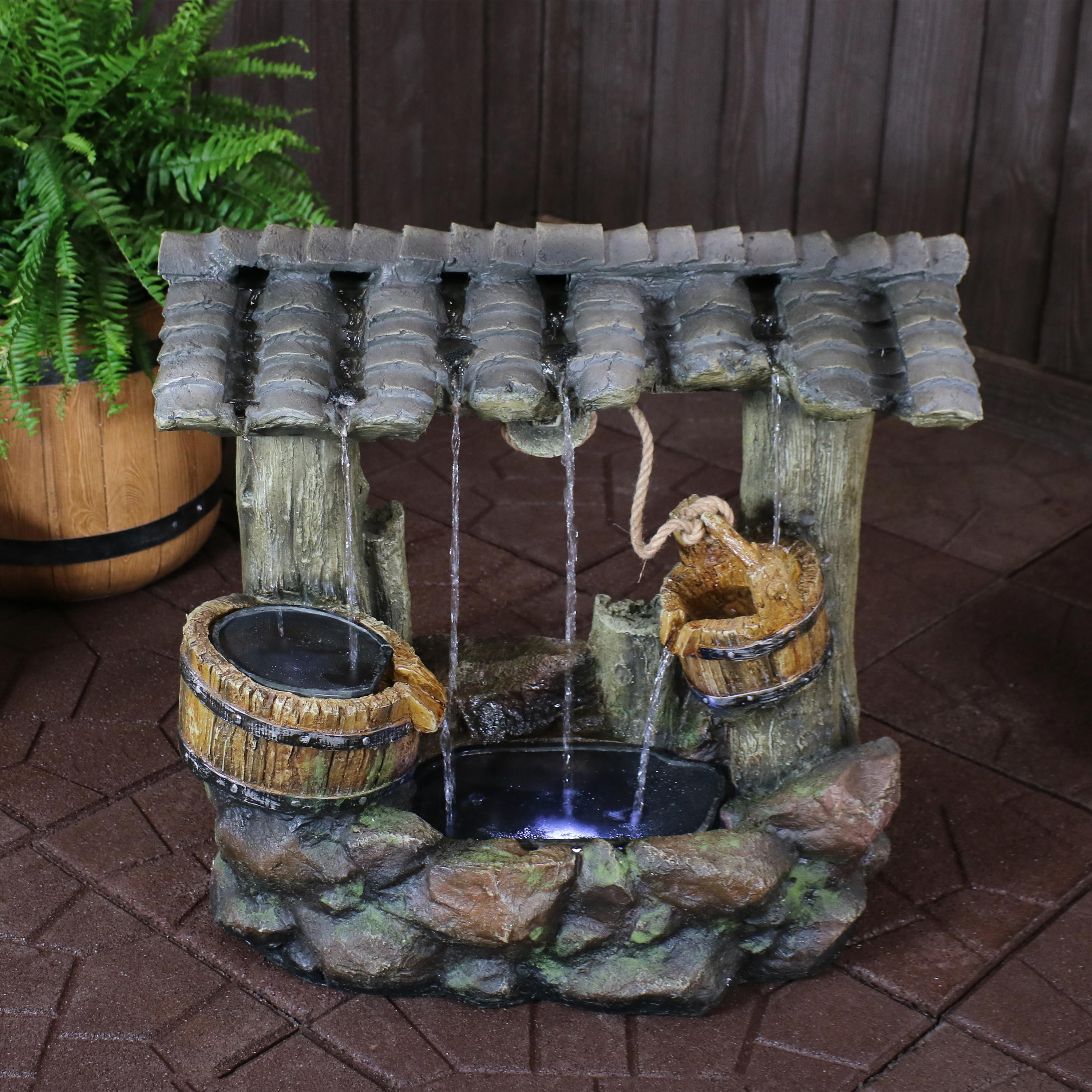 Diy well fountain hidden water line - guluwatcher