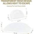 6 Large and Tall Food Covers, 17"x17" Food Tents Food Covers for ...