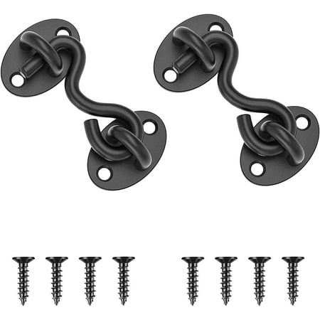SHARKDOOK Two 7.6 cm bulk container door latches, strong and thick ...