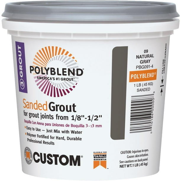 Custom Building Products Polyblend 1 Lb. Haystack Sanded Tile Grout ...