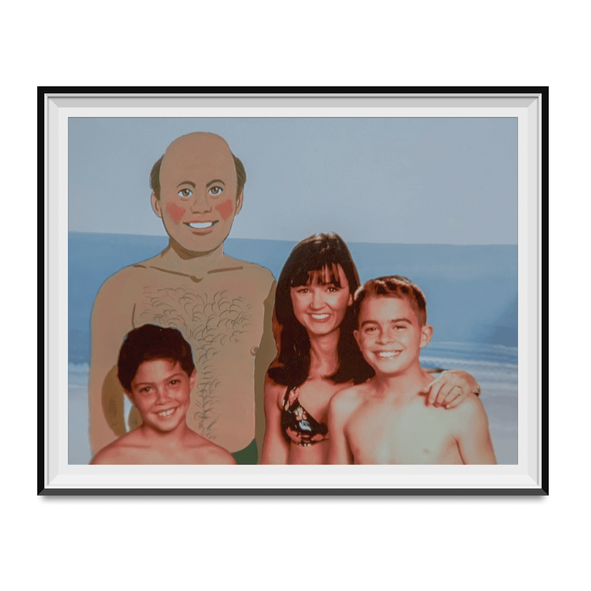 Mr. Kruger Cartoon Drawing Beach Family Photo Seinfeld TV Show ...