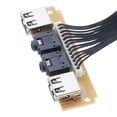 Oasiva Connection Cable PC Computer for Case PCB Front Panel USB 2.0 ...